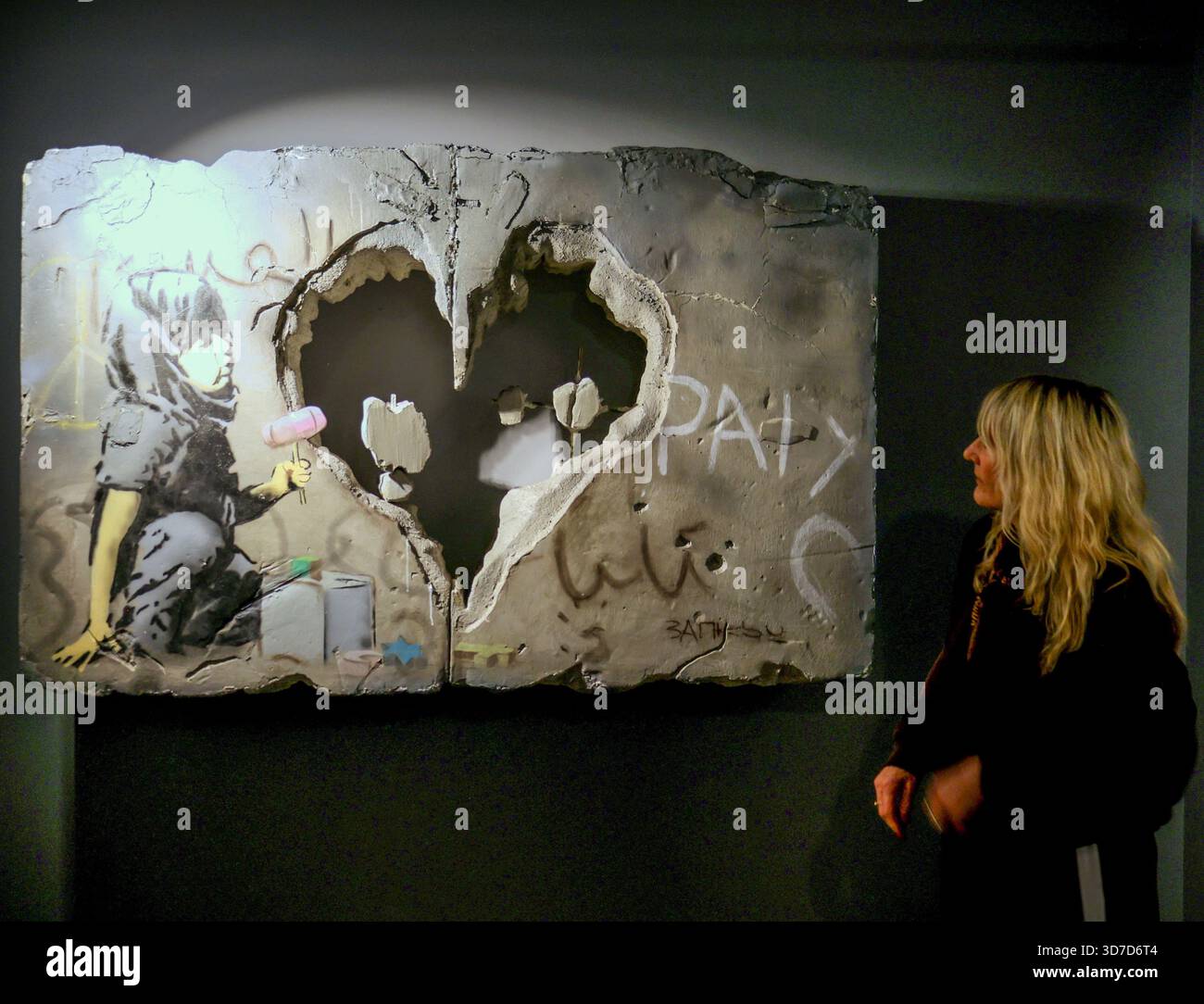 London UK 25 Nov 2025 A limited-time Banksy exhibition with iconic ...