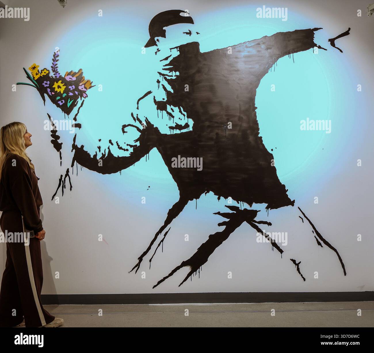London UK 25 Nov 2025 A limited-time Banksy exhibition with iconic ...