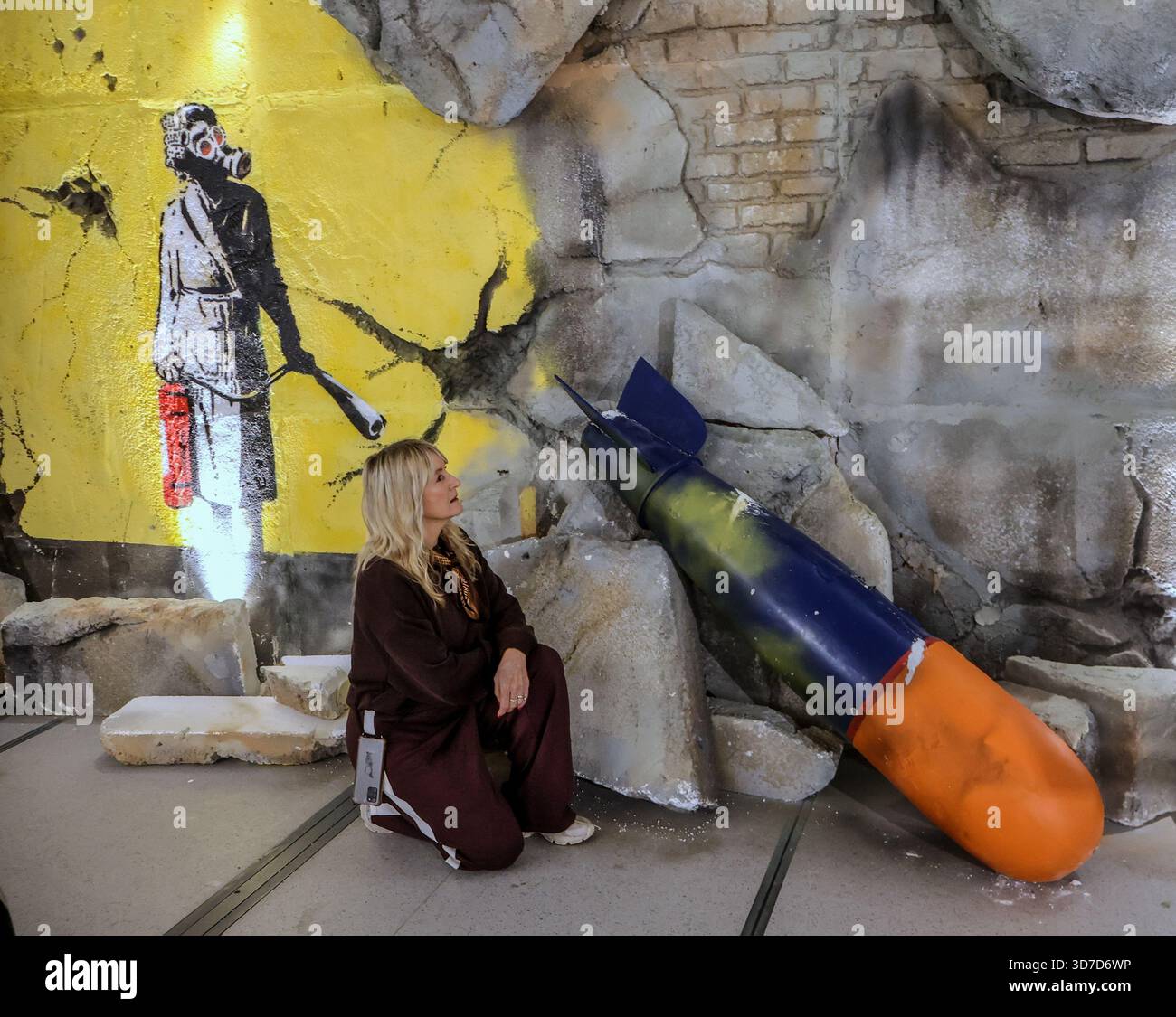 London UK 25 Nov 2025 A limited-time Banksy exhibition with iconic installations and exclusive ...