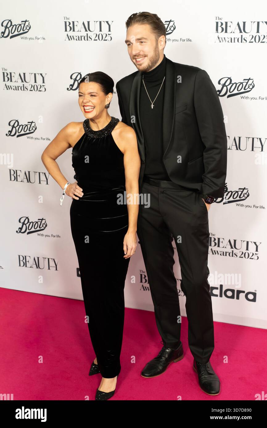 London, United Kingdom. 24h October 2025. Roxanne and Mark Hoyle attend ...
