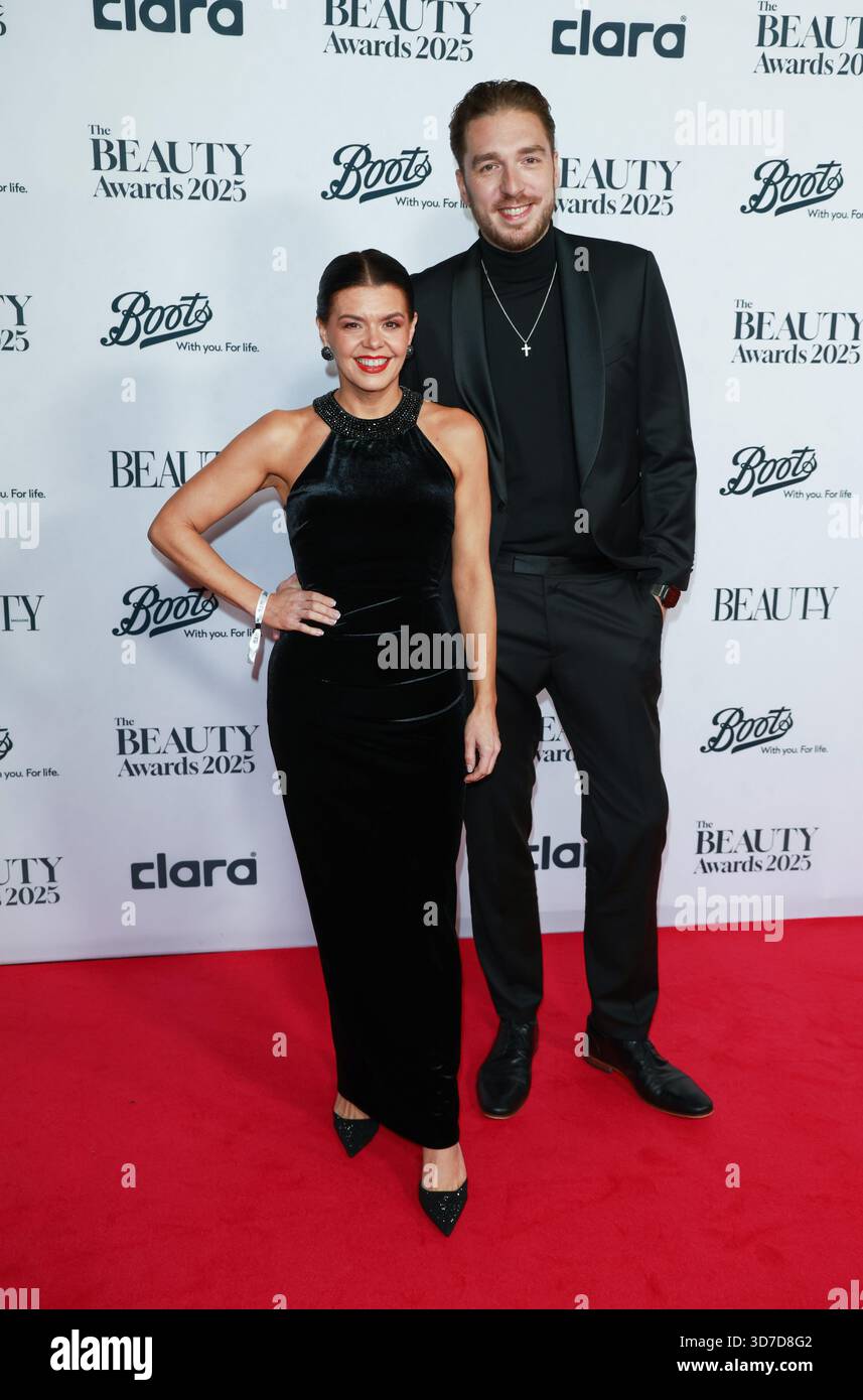 Roxanne Hoyle and Mark Hoyle aka LadBaby seen attending The Beauty ...