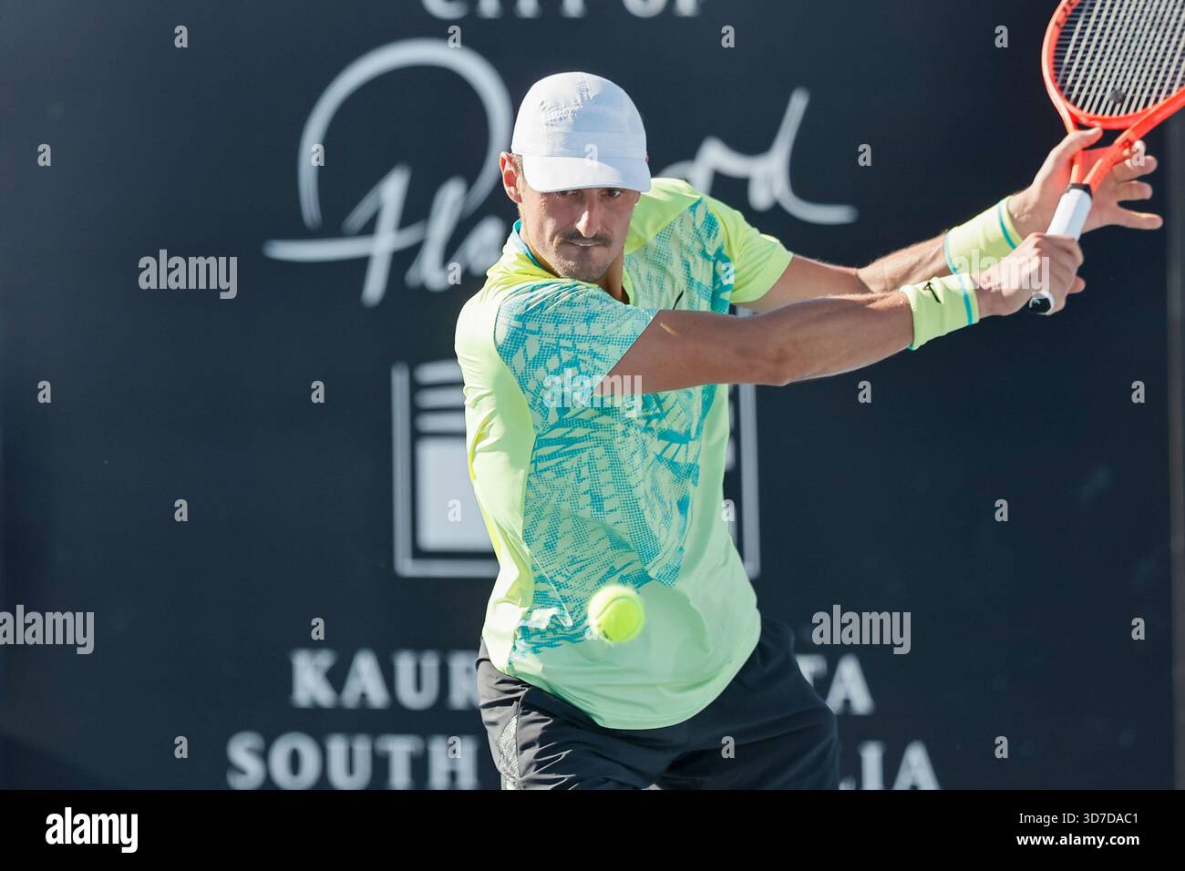 Bernard Tomic Of Australia During The 2025 Playford Tennis
