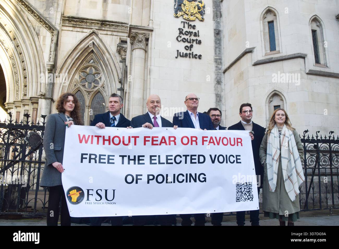 London, UK. 25th November 2025. Police officers Richard Cooke and ...
