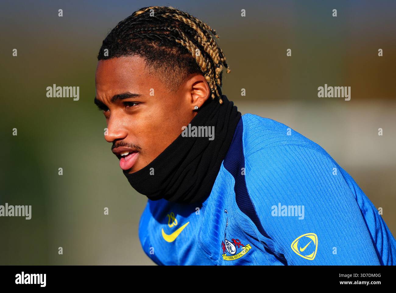 Tottenham Hotspur's Wilson Odobert during a training session at the ...