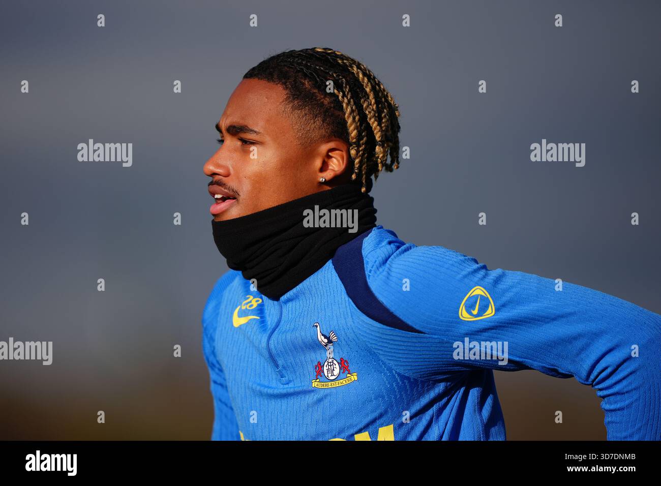 Tottenham Hotspur's Wilson Odobert during a training session at the ...