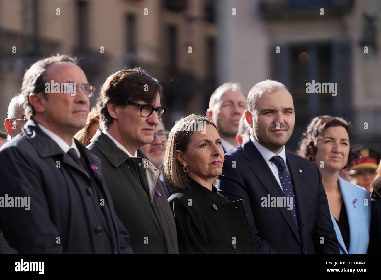 The President of the Parliament of Catalonia, Josep Rull, the President ...