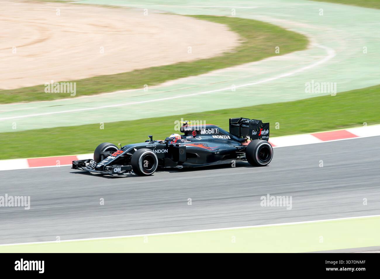 HY3DMW BARCELONA - MAY 13: Fernando Alonso drives the McLaren Honda F1 ...