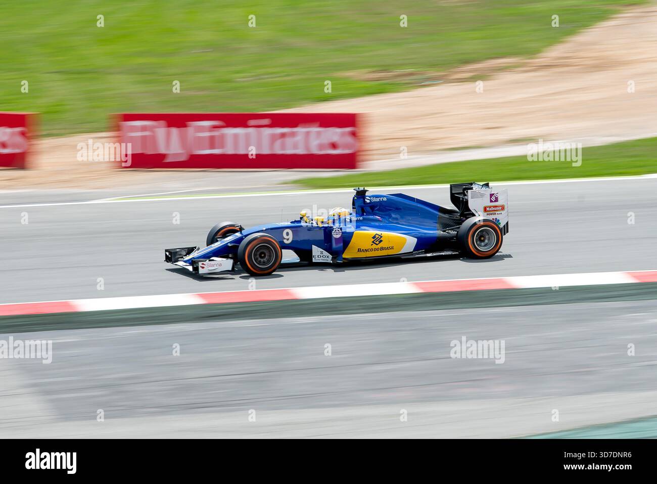 HY3E05 BARCELONA - MAY 13: Marcus Ericsson drives the Sauber F1 Team ...