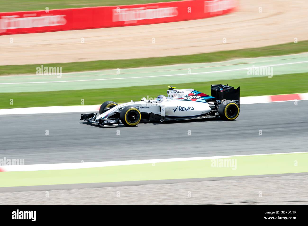 HY3DT9 BARCELONA - MAY 13: Valtteri Bottas drives the Williams Martini ...