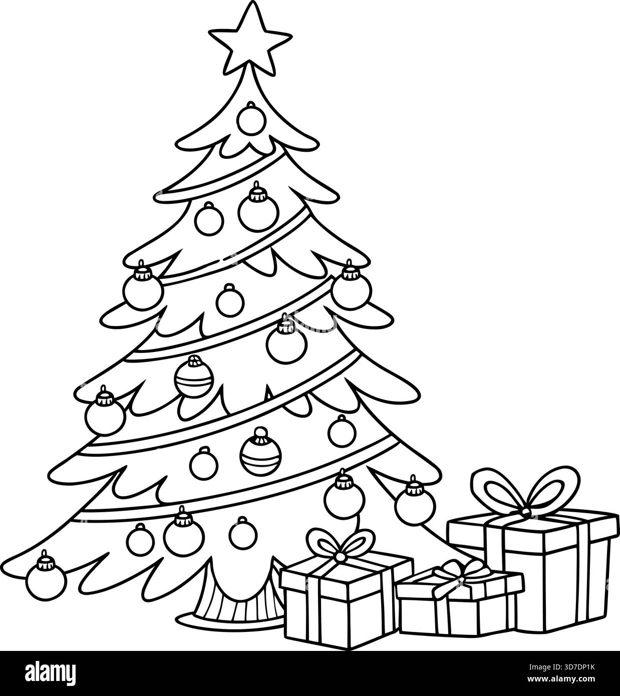 Simple classic christmas holiday Black and White Stock Photos & Images ...