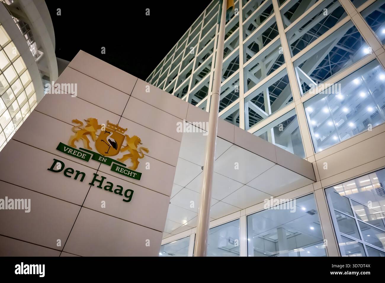 THE HAGUE - The Hague City Hall is located on the Spui in The Hague ...