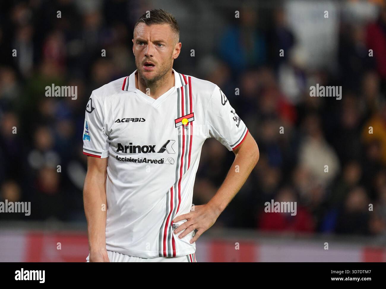 Cremonese's Jamie Vardy ....During the Serie A soccer match between ...