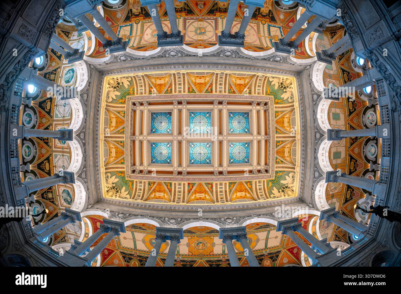 Library of congress ceiling panels hi-res stock photography and images ...