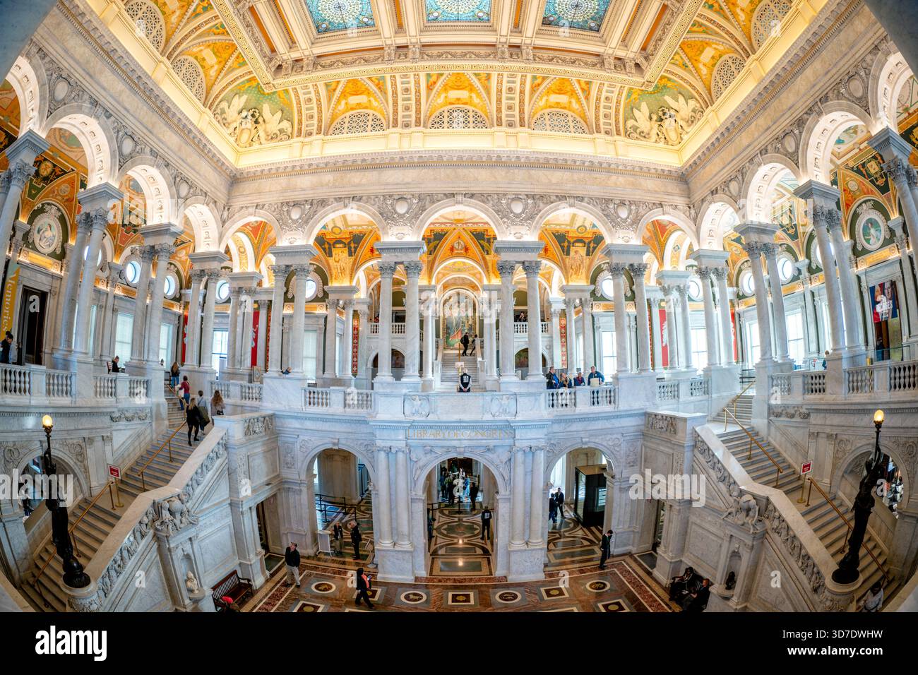 WASHINGTON DC — The Library of Congress Thomas Jefferson Building Great ...