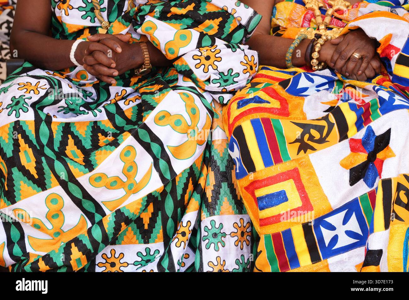 Members of the Ga Traditional Council ahead of the Duke of Edinburgh ...