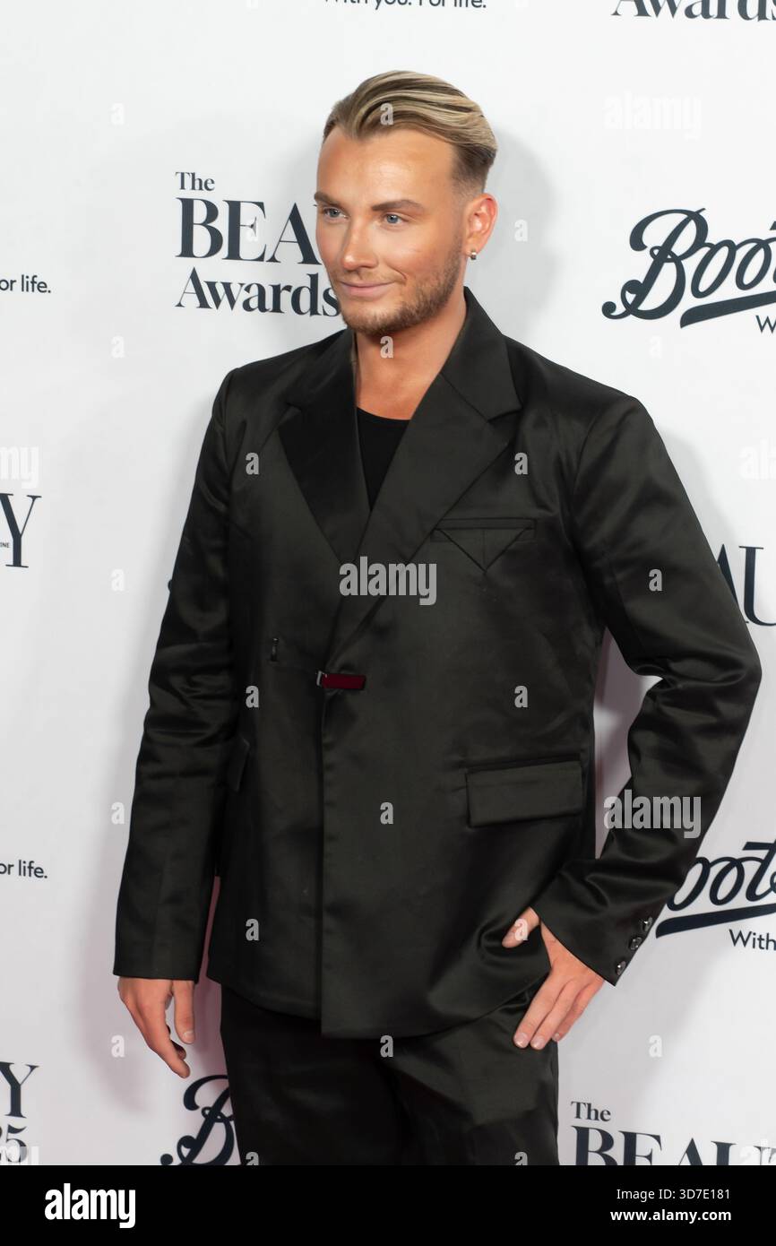 London, United Kingdom. 24h October 2025.Harry Derbidge attends the ...