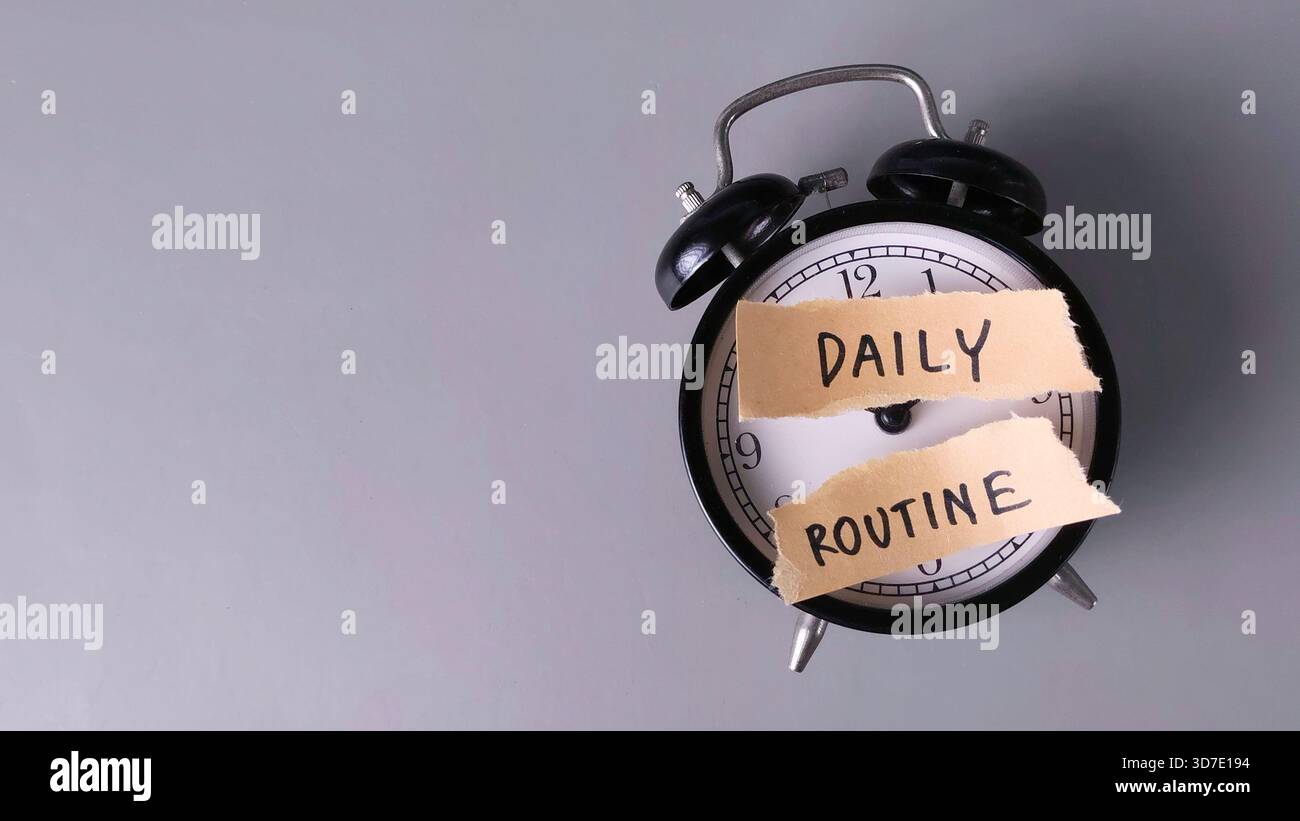 Alarm Clock with Daily Routine Note: Time Management, Habit Formation ...