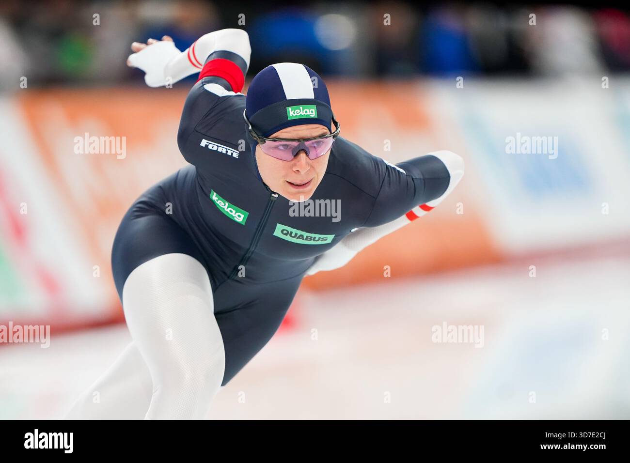 CALGARY, CANADA - NOVEMBER 23: Vanessa Herzog of Austria during the ISU ...