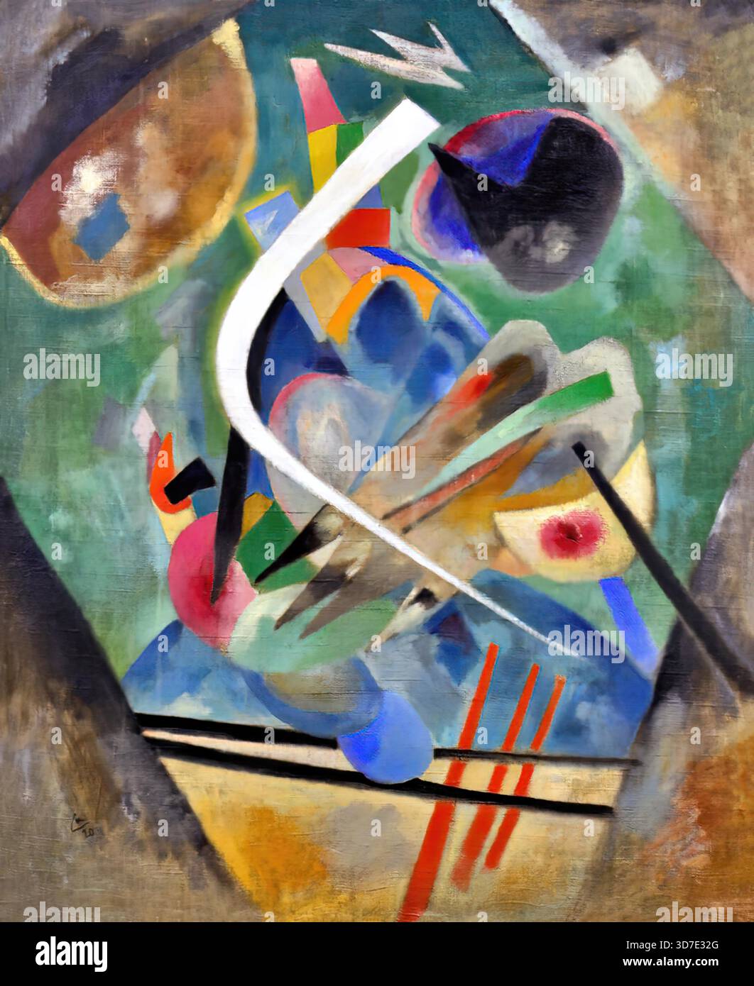 White Line, 1920 by Wassily Kandinsky Stock Vector Image & Art - Alamy