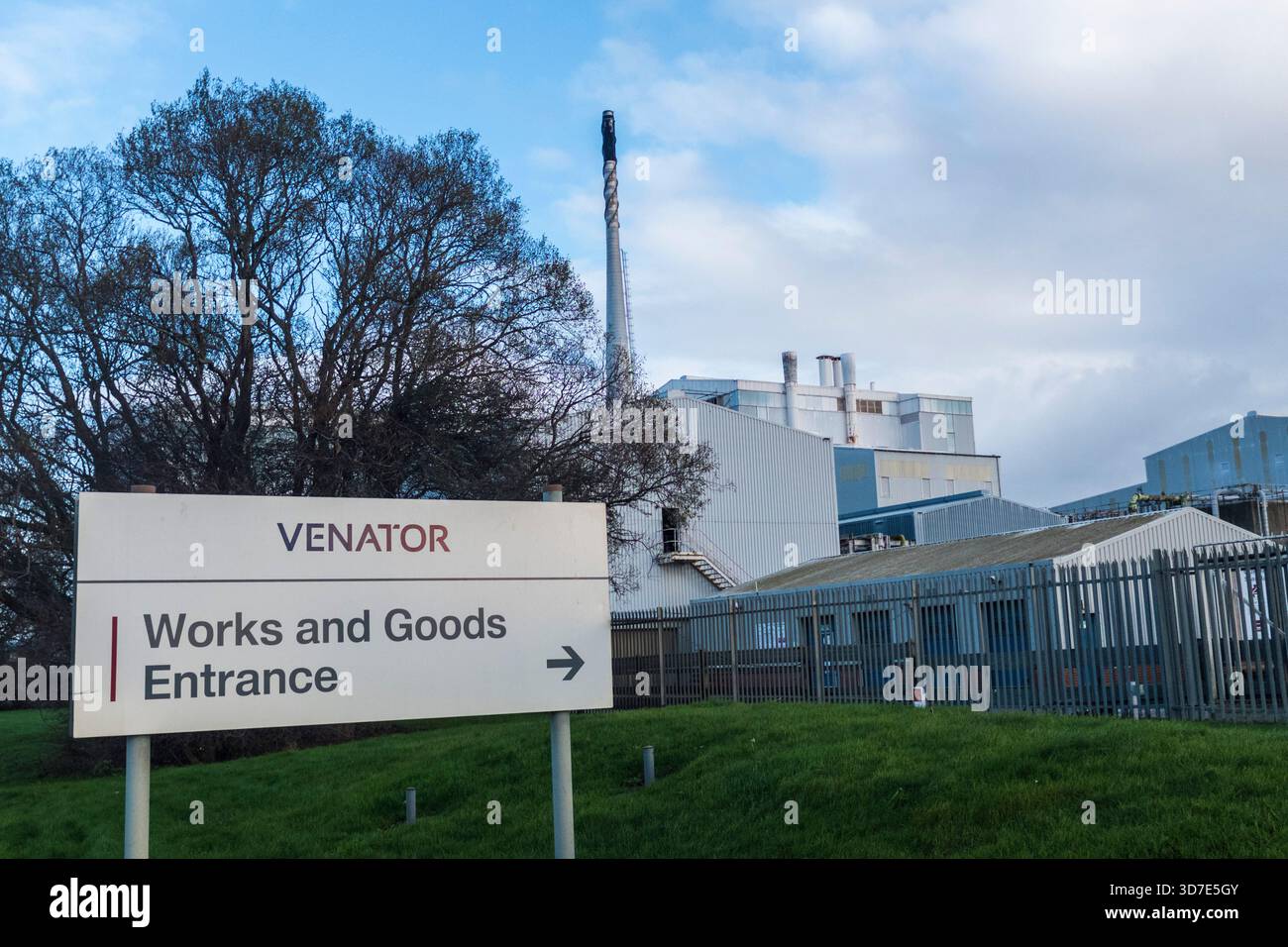Hartlepool, UK. 25th November 2025. The Venator chemicals site at ...
