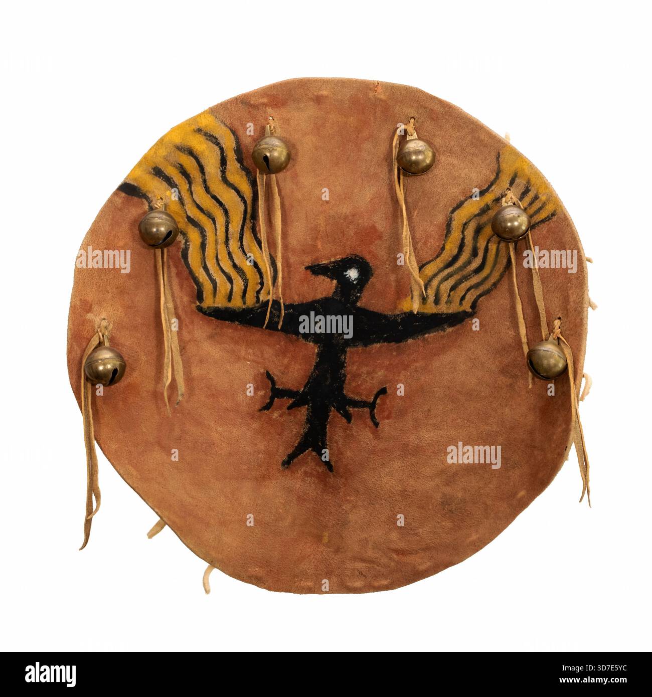 Indian painted leather shield hi-res stock photography and images - Alamy
