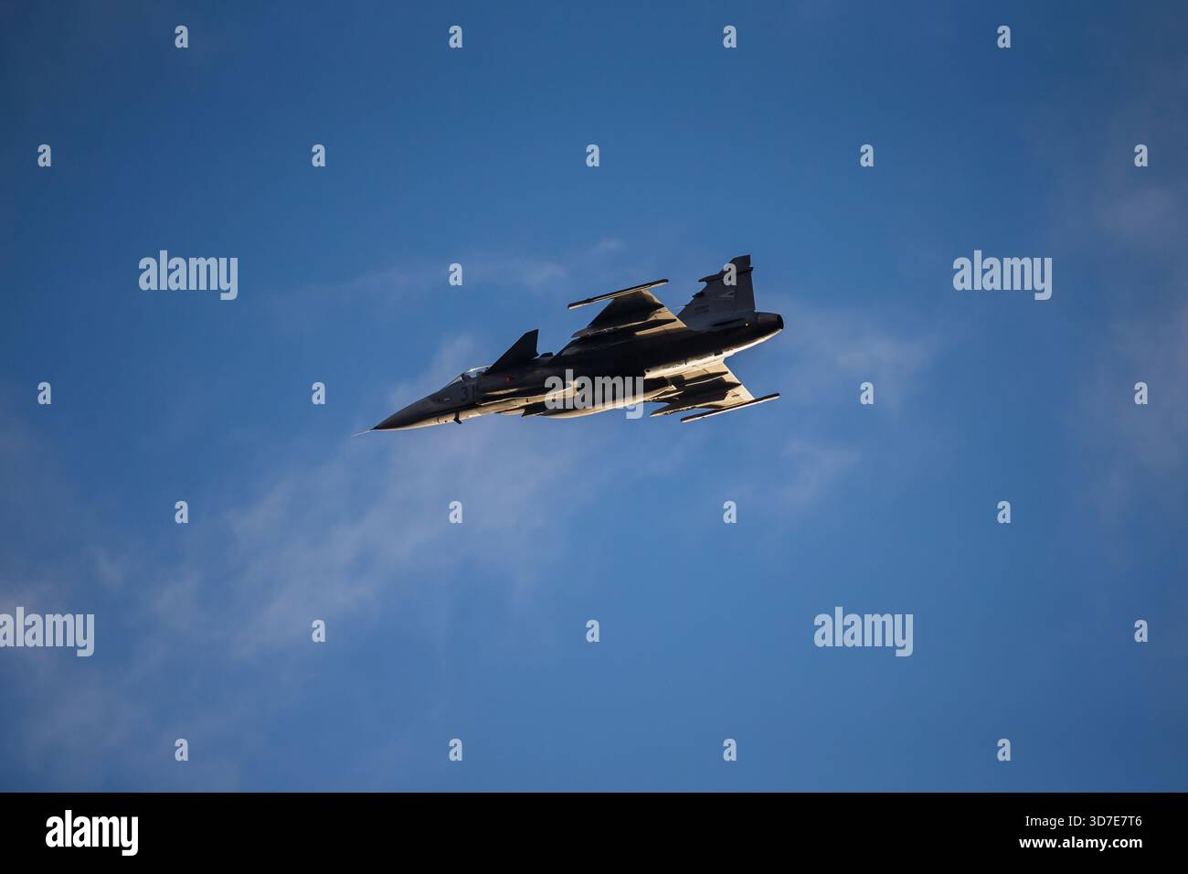 NATO air force fighter showing strategic maneuver capability with ...