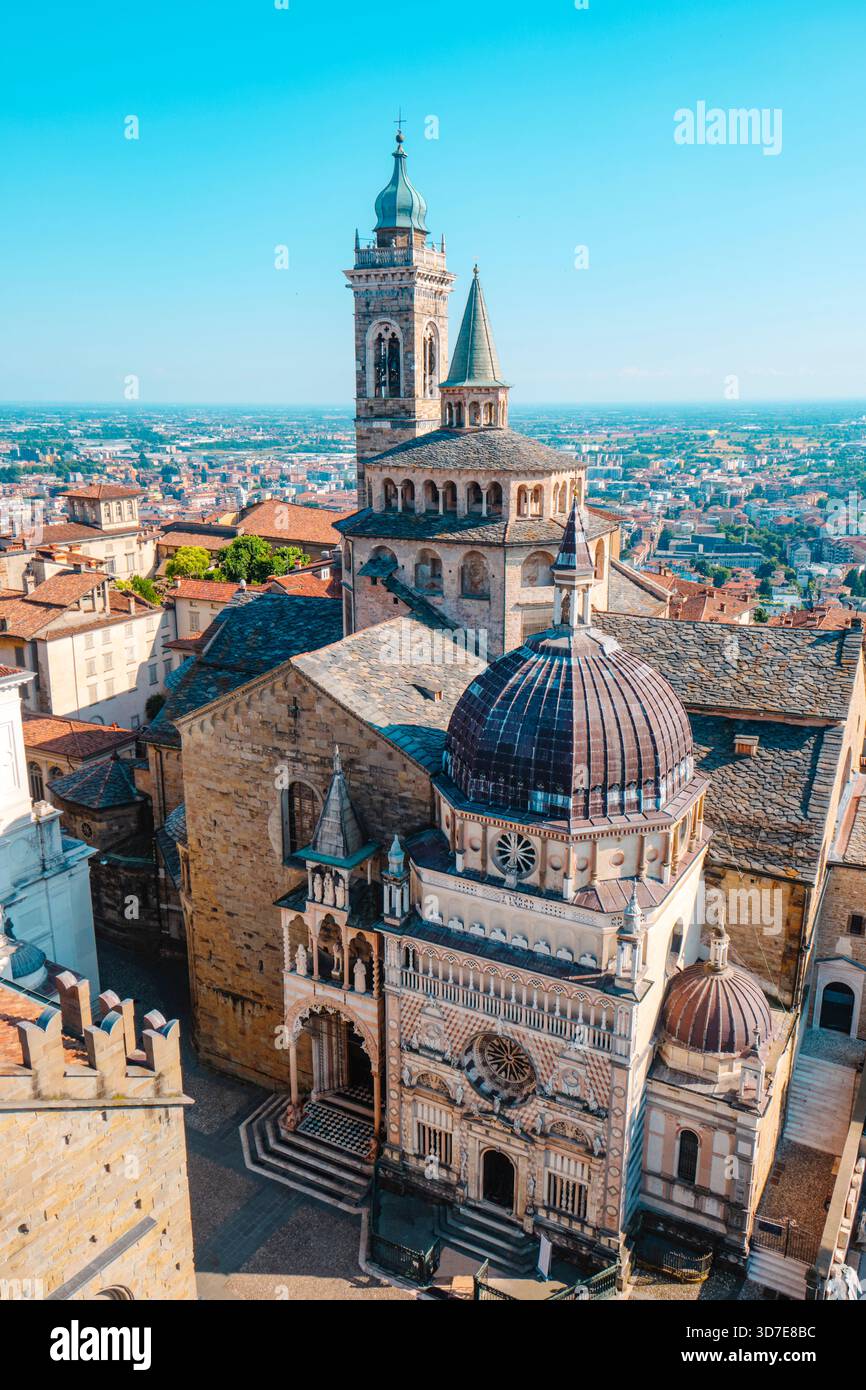 the Basilica di Santa Maria Maggiore and the ornate Cappella Colleoni ...