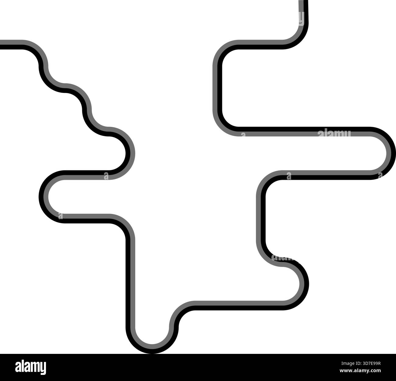 Dual tone lines form hi-res stock photography and images - Alamy