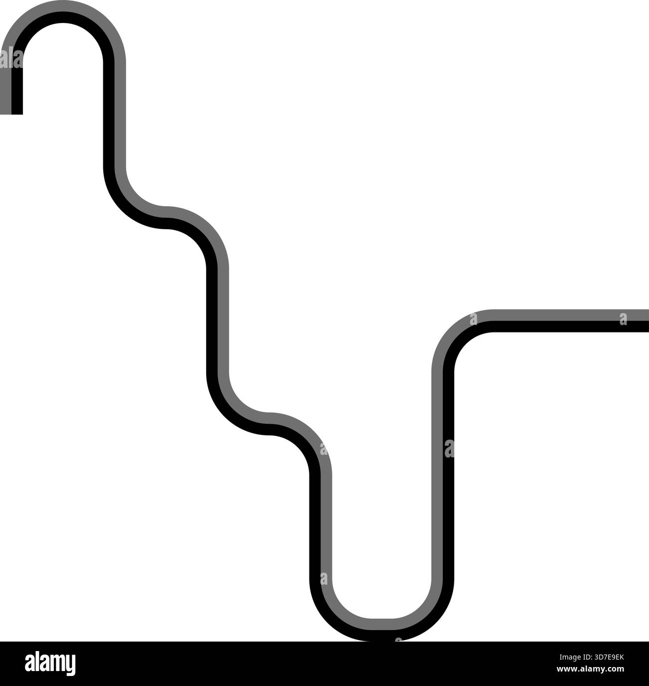 Two continuous lines travel Stock Vector Images - Alamy