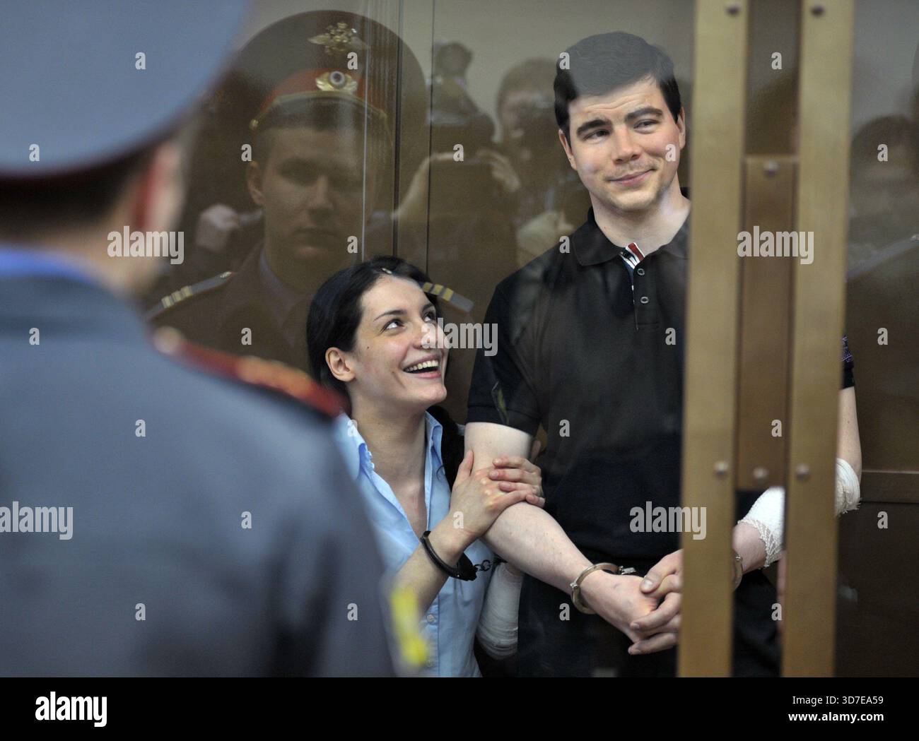 Evgenia Khasis (left) and Nikita Tikhonov (right) accused in murdering ...