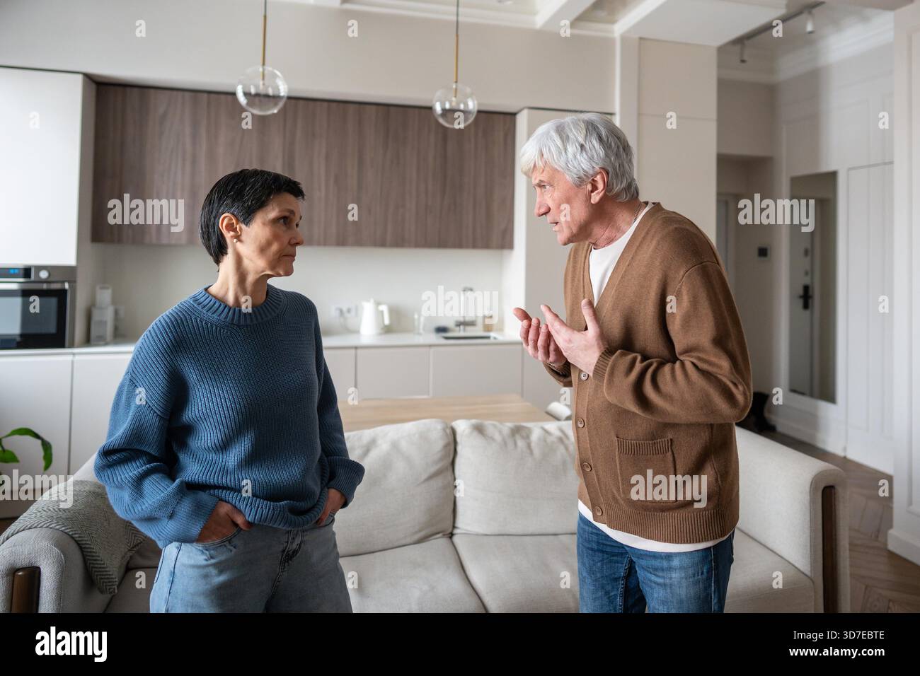 Angry senior woman smashing hi-res stock photography and images - Alamy