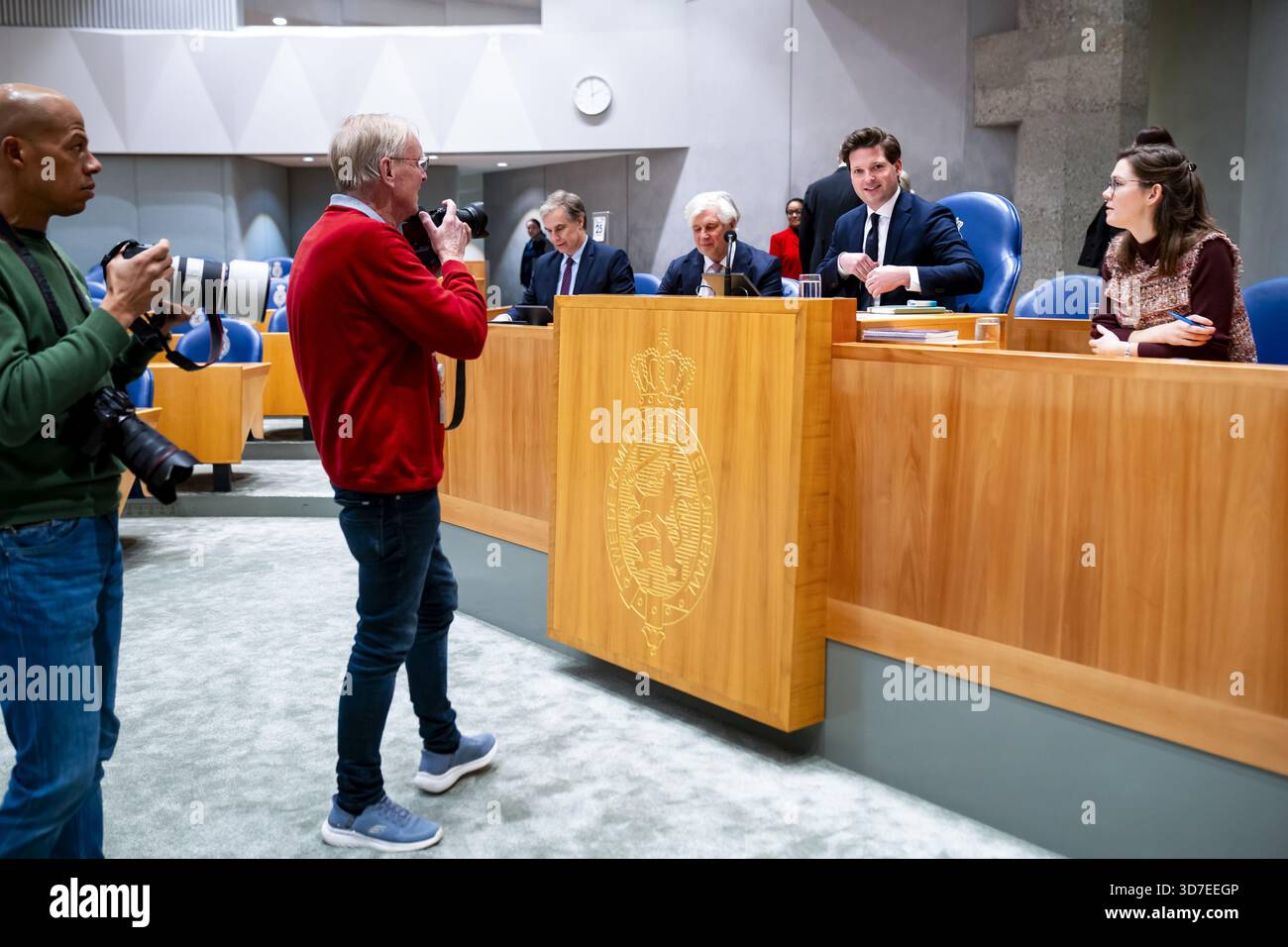 THE HAGUE – Chairman Thom van Campen (VVD) during the weekly question ...