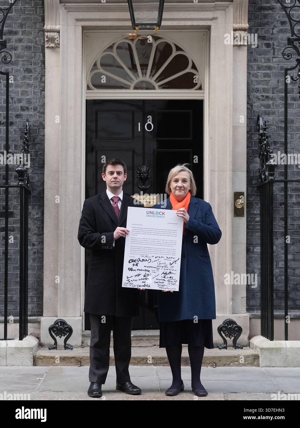Labour MP Phil Brickell and Liberal Democrat MP Lisa Smart hand in a ...