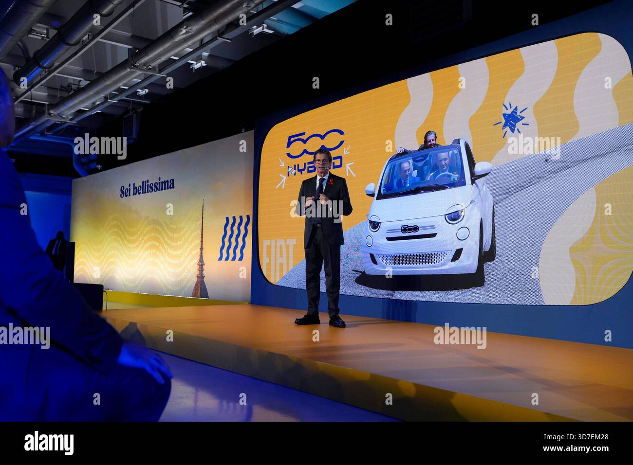Fiat Ceo brand - Olivier Francois during the press conference Fiat 500 ...