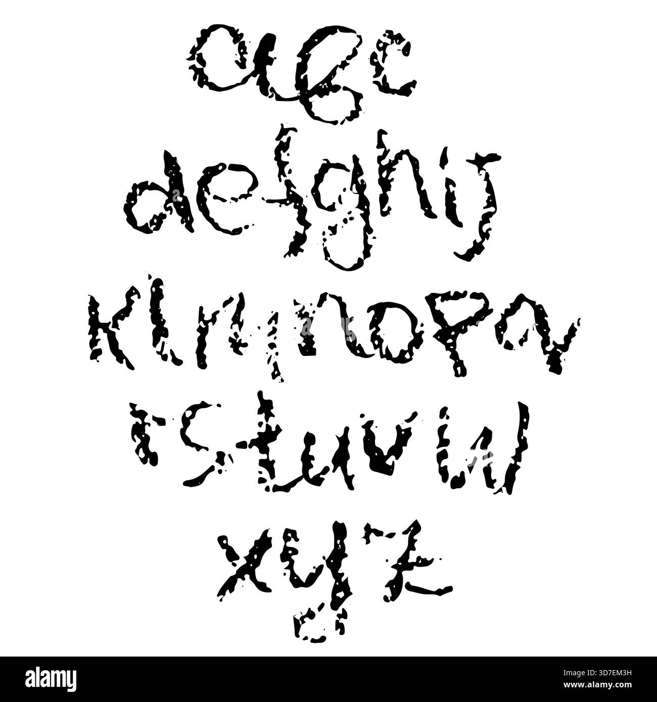 Real hand drawn grunge Cut Out Stock Images & Pictures - Alamy