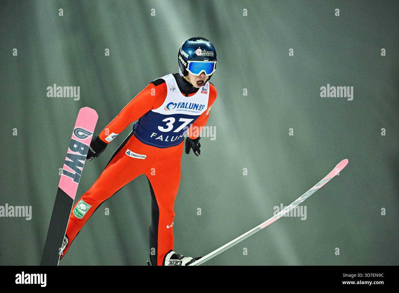 Estonia's Artti Aigro jumps in Tuesday's final competition in the Men's ...