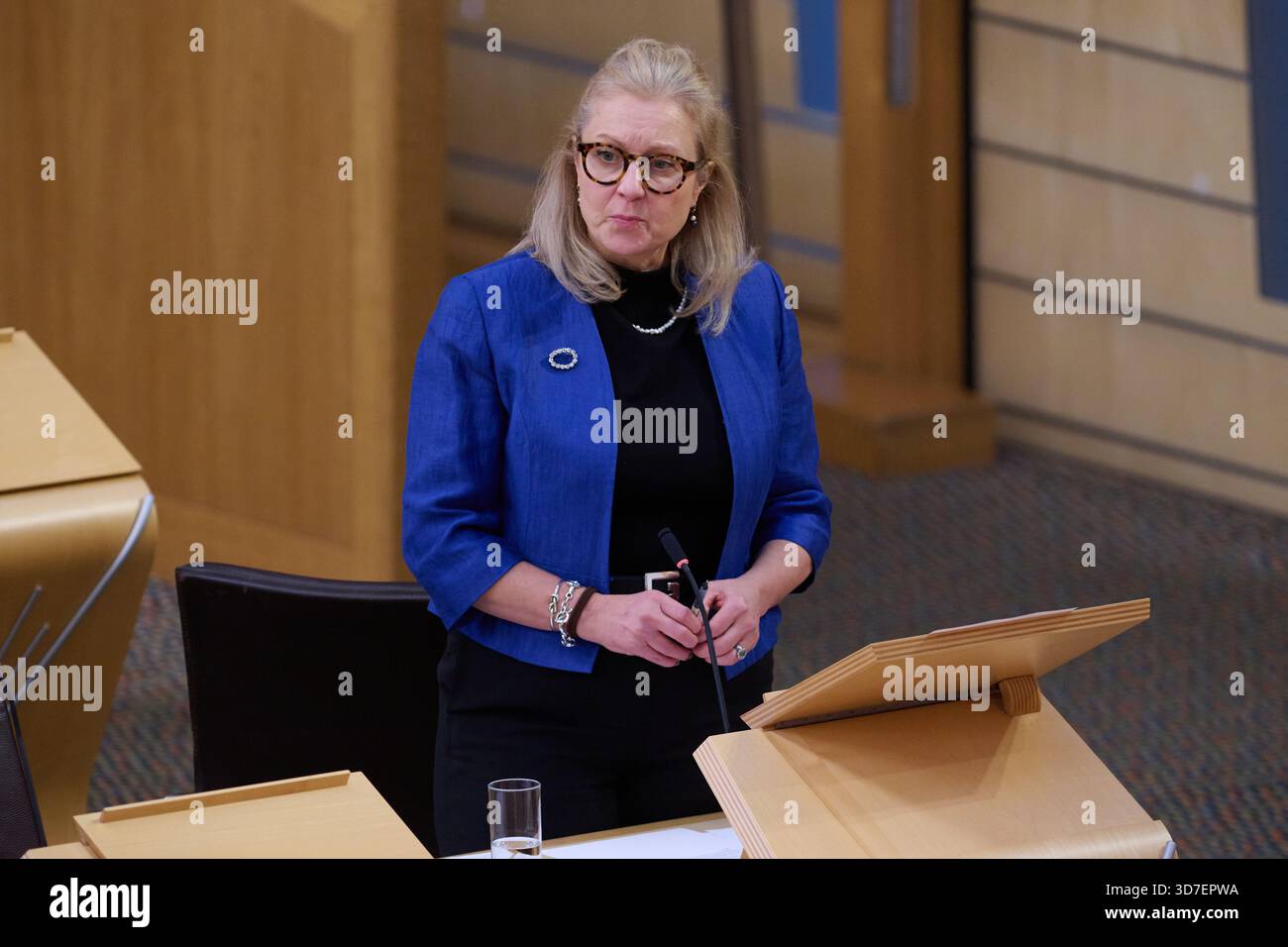 Edinburgh Scotland, UK 25 November 2025. Rachael Hamilton MSP at the ...