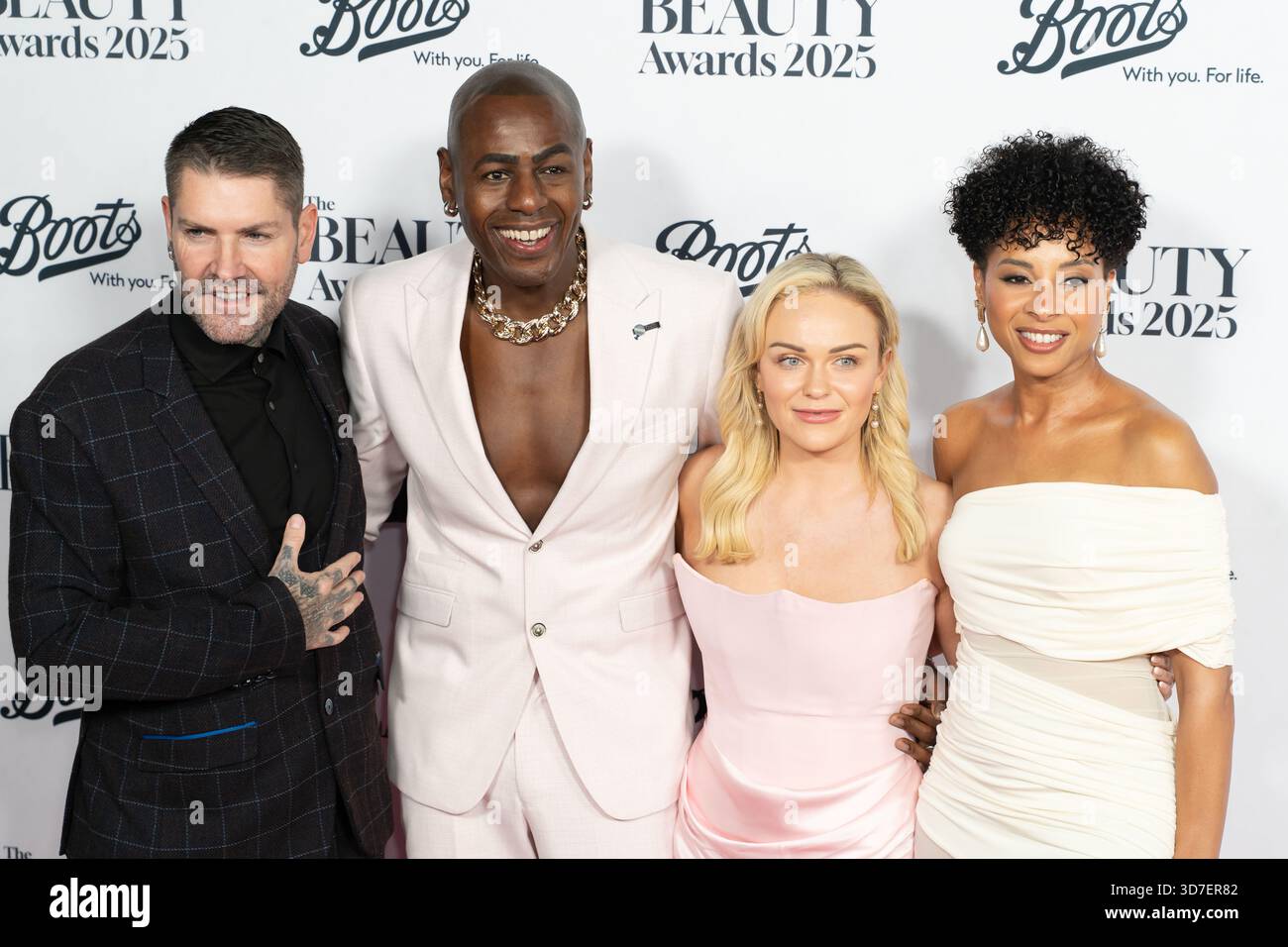 London, United Kingdom. 24h October 2025. (L-R) Shane Lynch, Ben Ofoedu ...