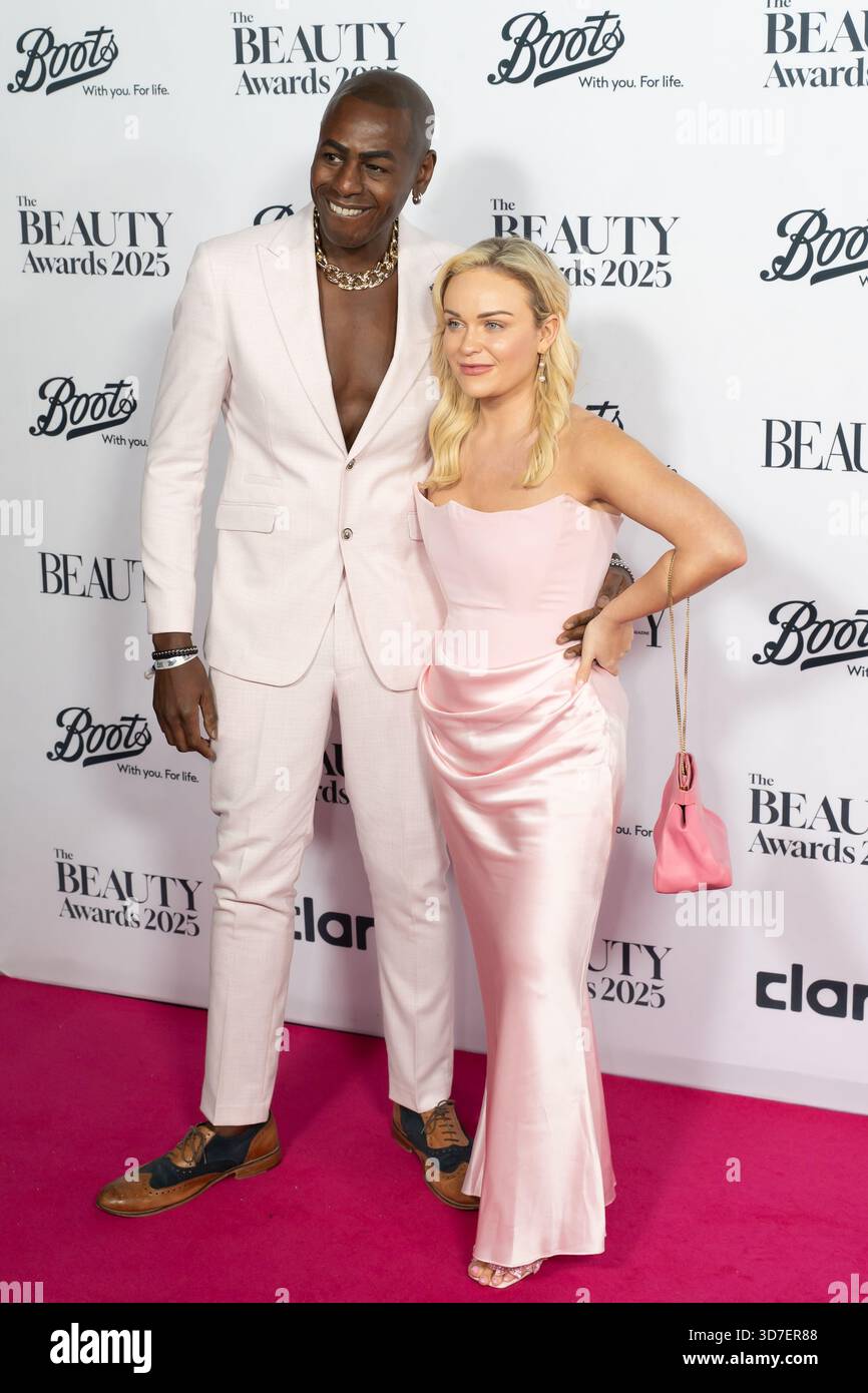 London, United Kingdom. 24h October 2025. Ben Ofoedu and Vanessa Brown ...