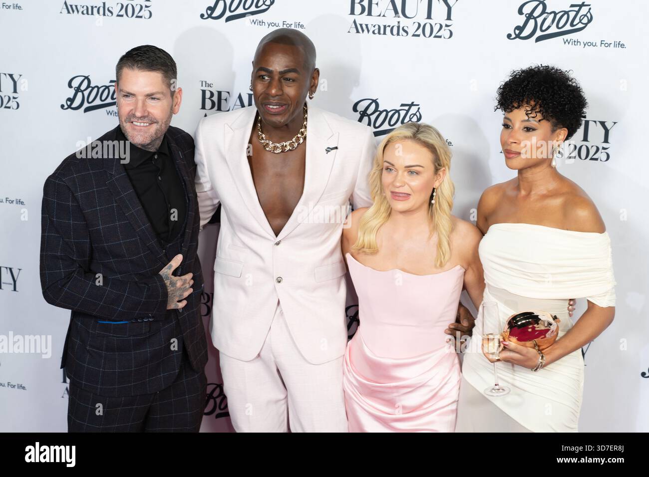 London, United Kingdom. 24h October 2025. (L-R) Shane Lynch, Ben Ofoedu ...