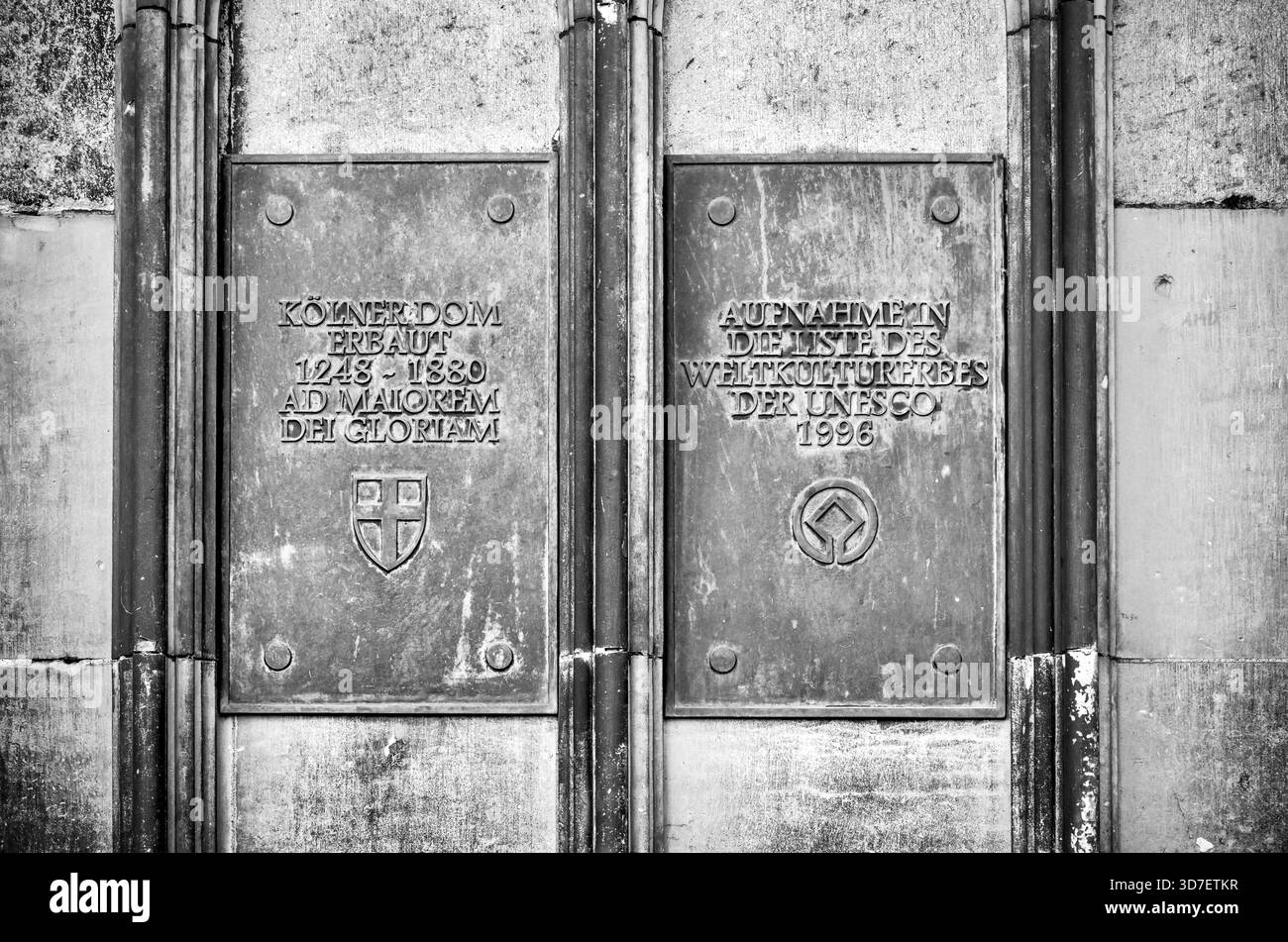 Gothic architectural detail cologne Black and White Stock Photos ...
