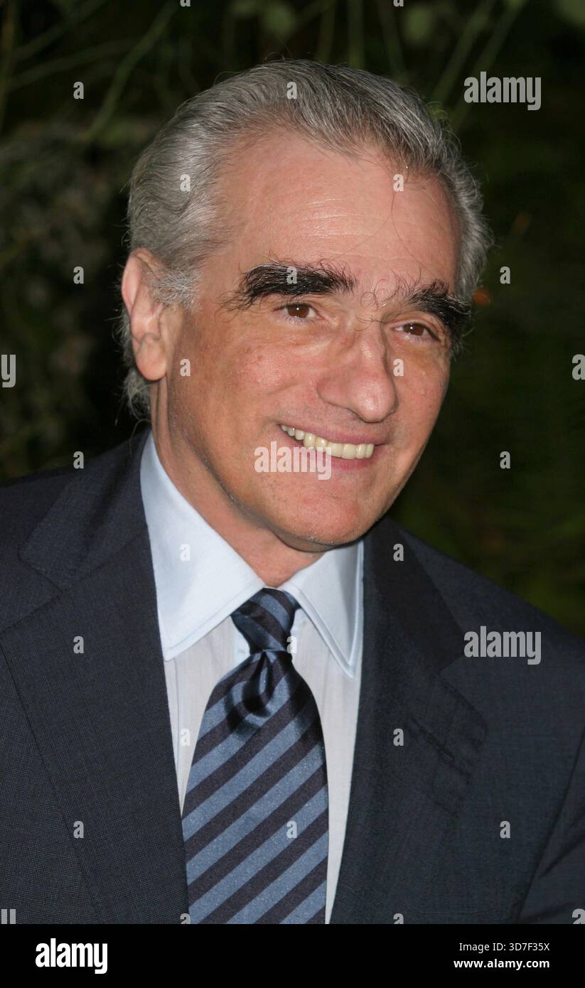 Martin Scorsese attends the premiere of "Shark Tale" at Central Park's ...