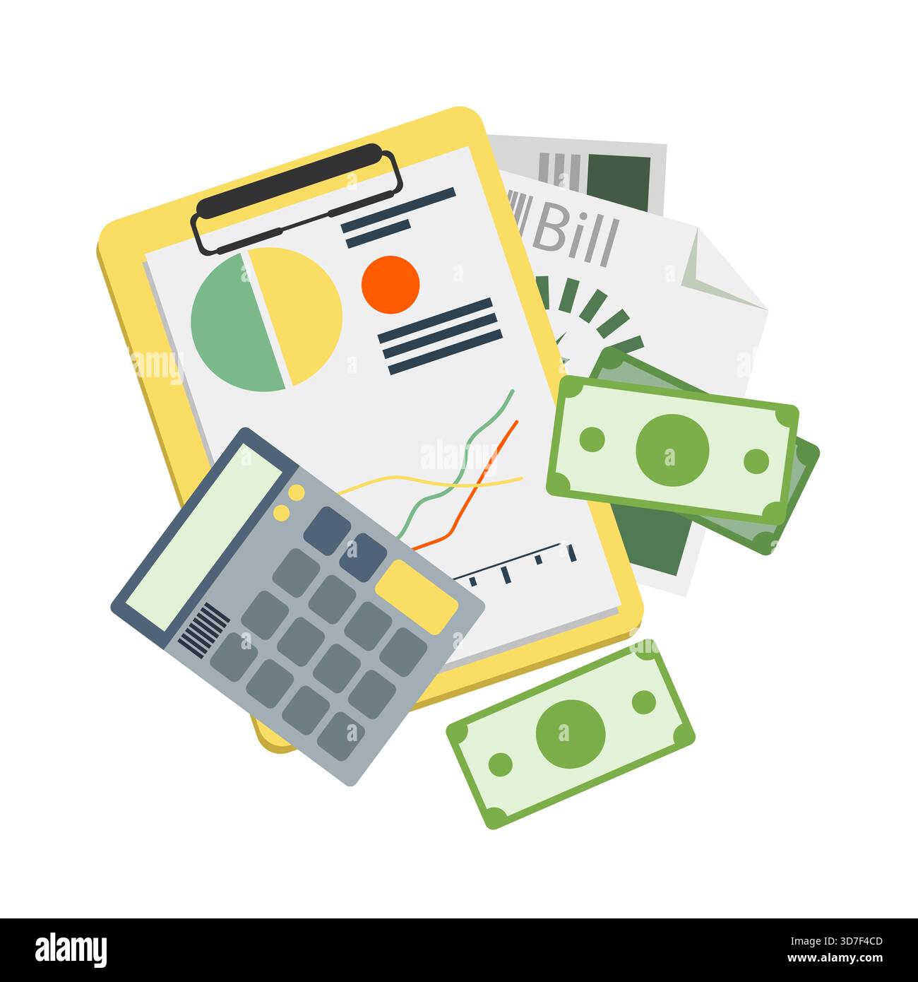 Utility service payment concept Stock Vector Images - Alamy