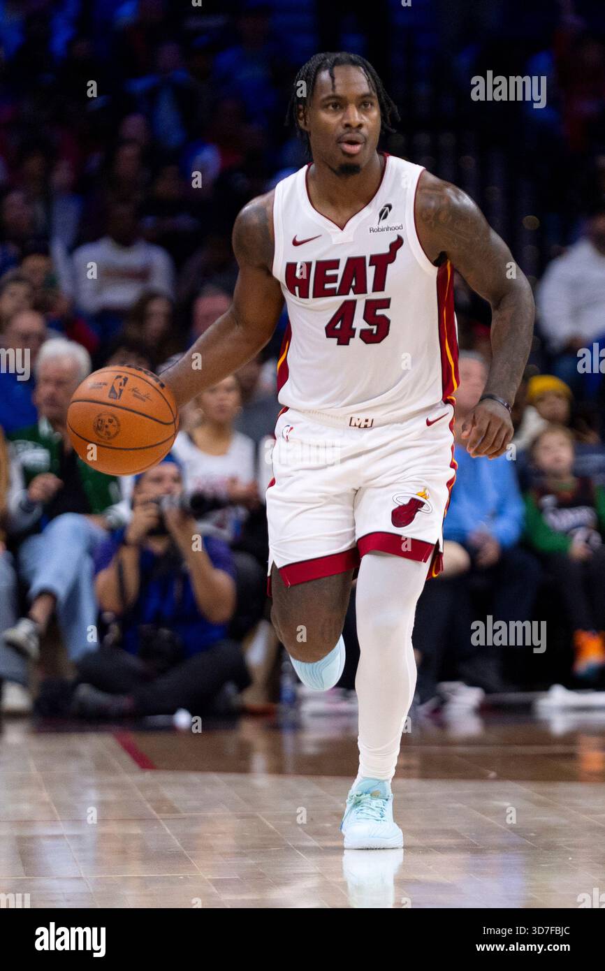 Miami Heat's Davion Mitchell in action during an NBA basketball game ...
