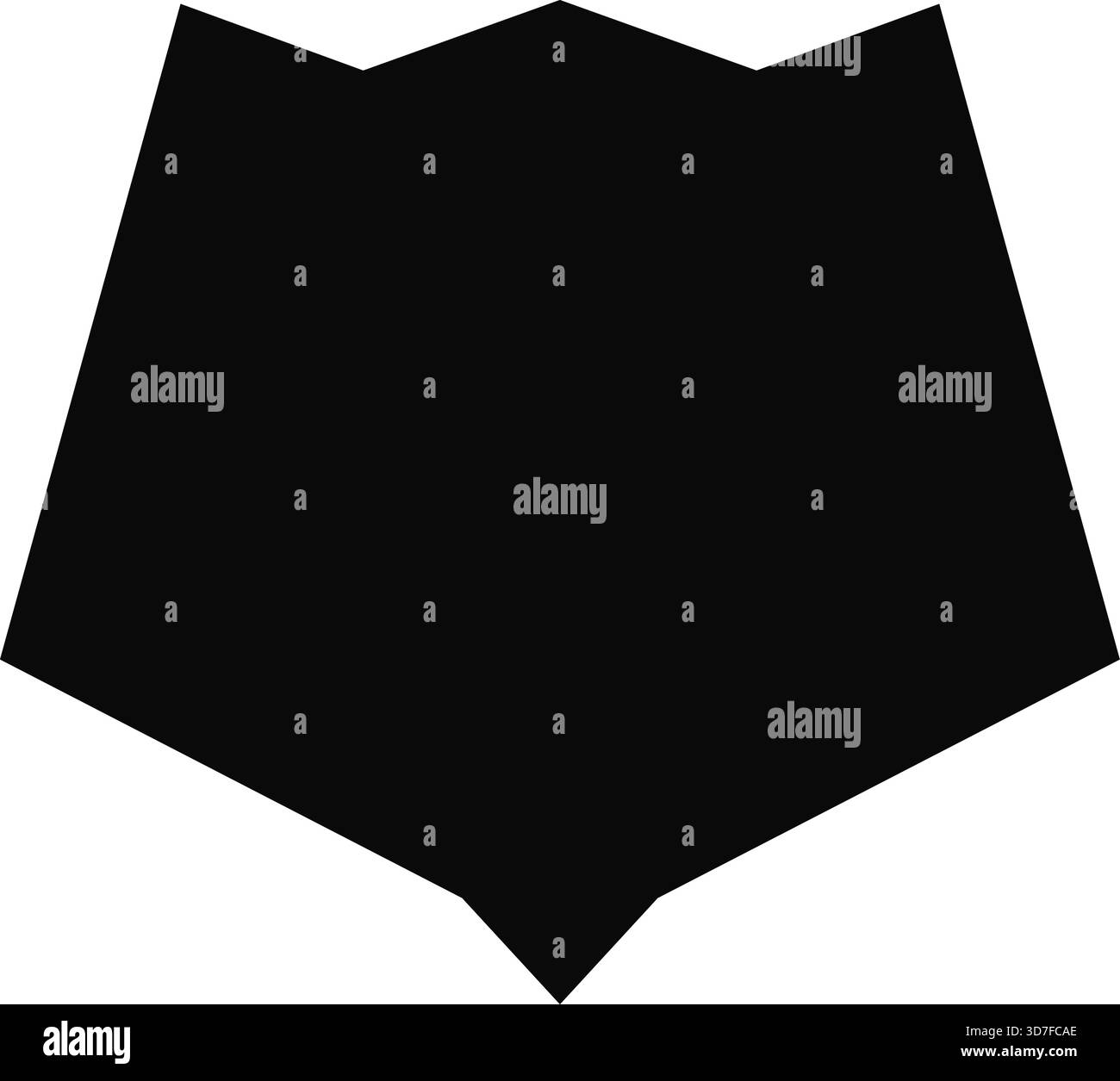 Black silhouette of a shield featuring crossed battle axes ...