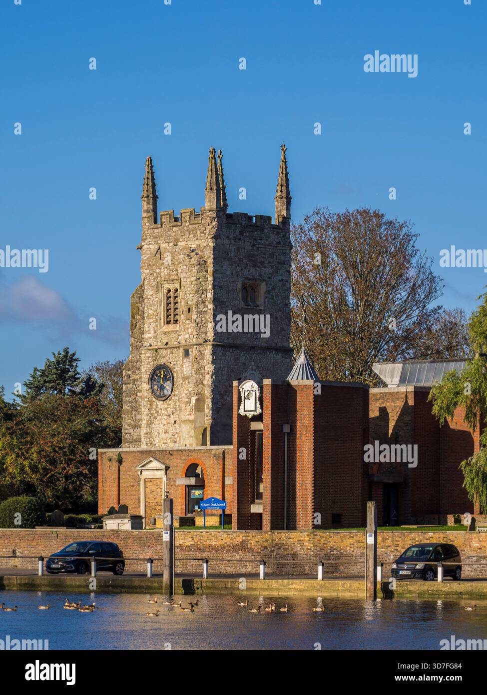 All Saints Church Islelworth, Historic Church Tower with new Building ...