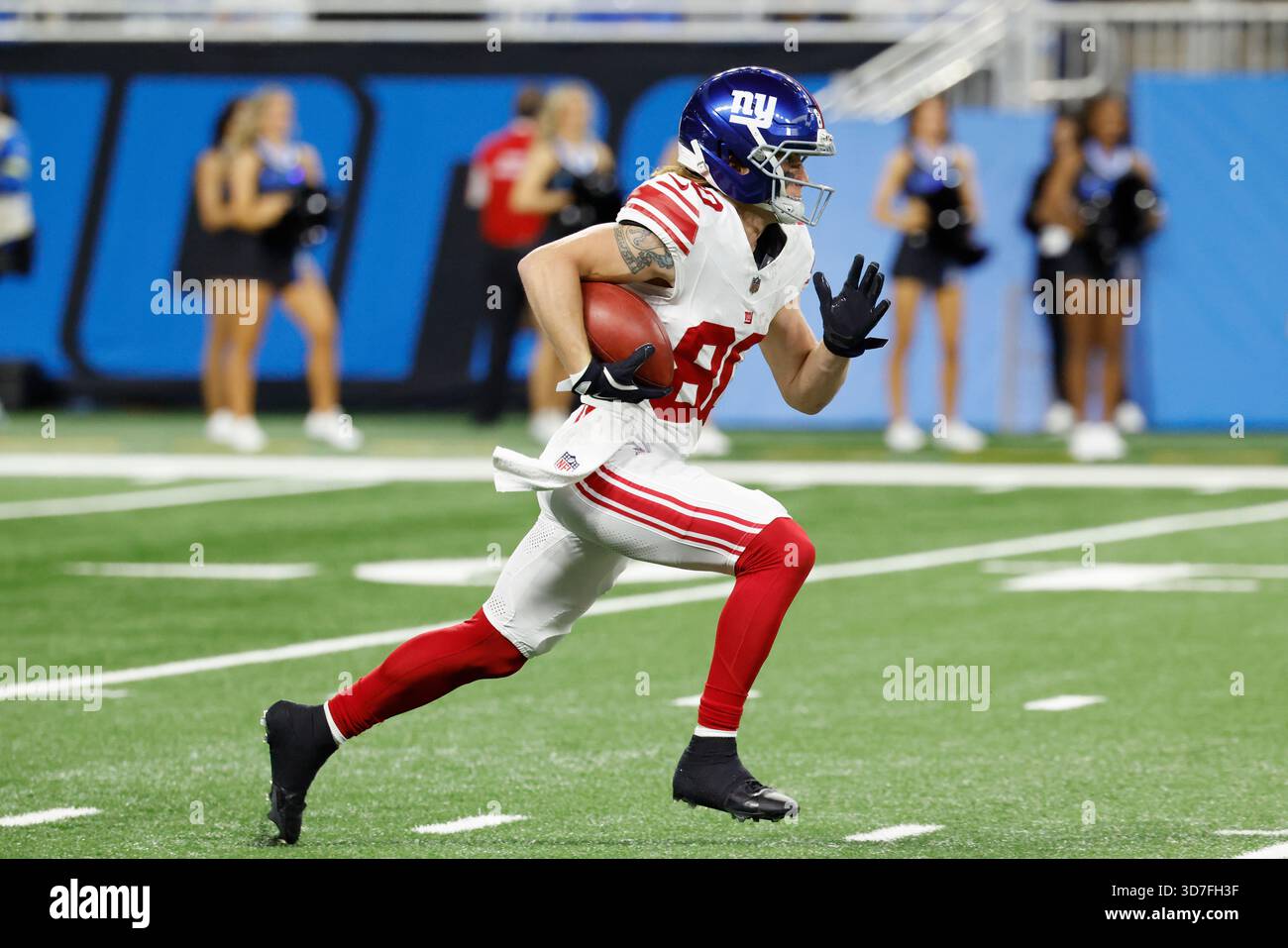 New York Giants wide receiver Gunner Olszewski (80) runs the ball ...