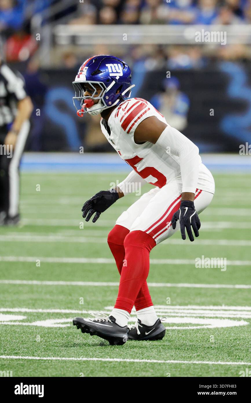 New York Giants cornerback Jarrick Bernard-Converse (35) pursues a play ...