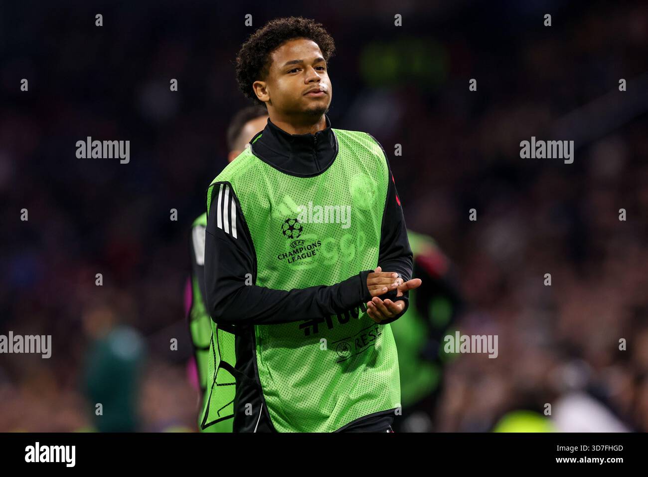 AMSTERDAM, NETHERLANDS - NOVEMBER 25: Gerald Alders of AFC Ajax looks ...