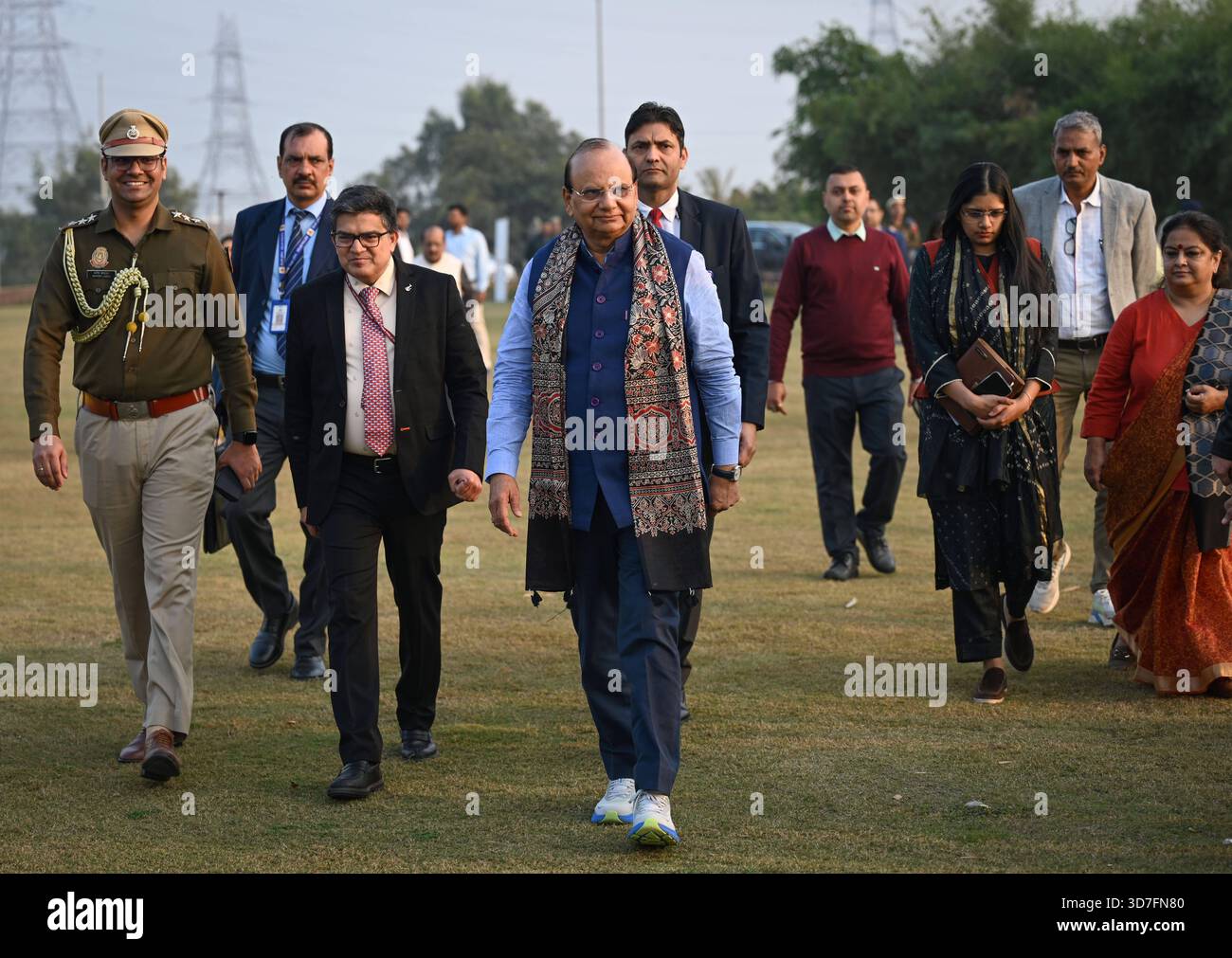 NEW DELHI, INDIA - NOVEMBER 25: Delhi Lt. Governor Vinai Kumar Saxena ...